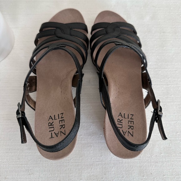 Naturalizer | Shoes | New Naturalizer Novak Strappy Cork Wedge Sandals ...